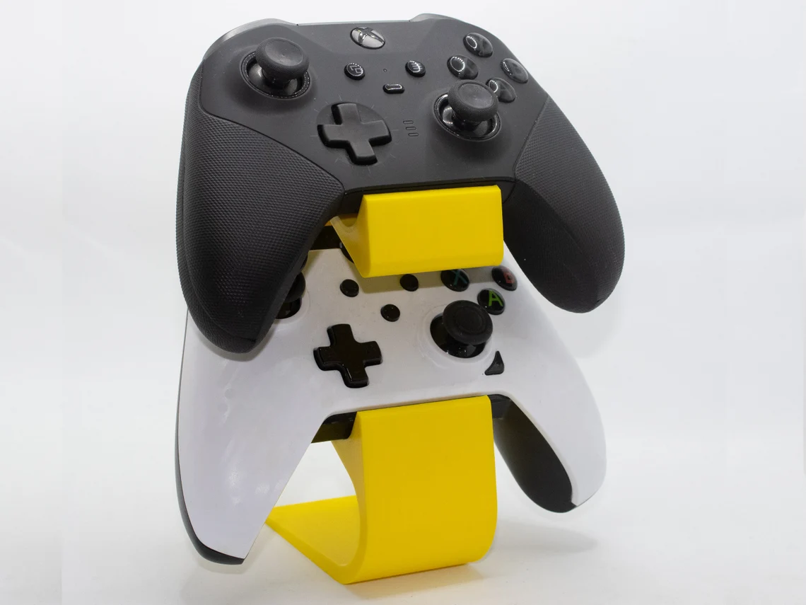 Vertical Double Controller Stand - Planned Pixel Prints