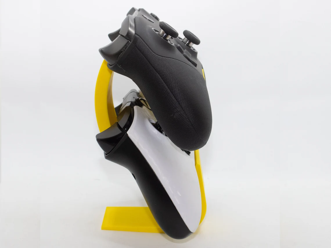 Vertical Double Controller Stand - Planned Pixel Prints