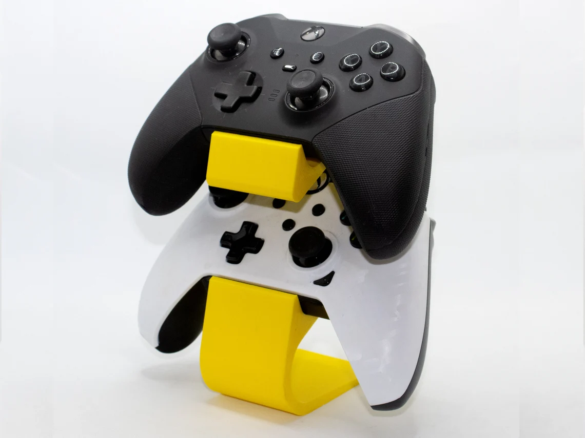 Vertical Double Controller Stand - Planned Pixel Prints