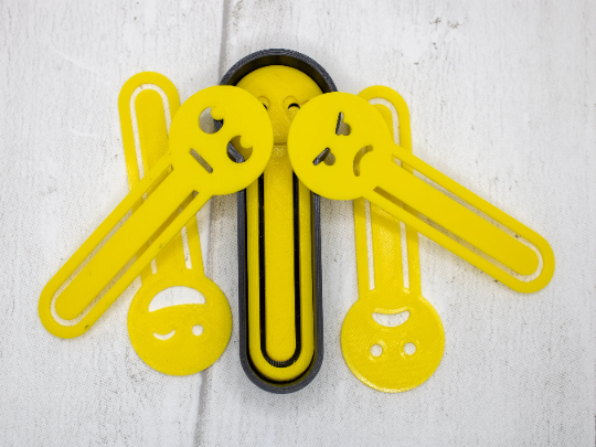 Smiley / Emoji Bookmarks - Planned Pixel Prints