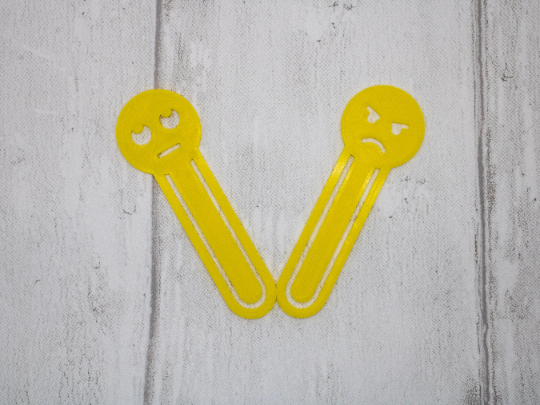 Smiley / Emoji Bookmarks - Planned Pixel Prints